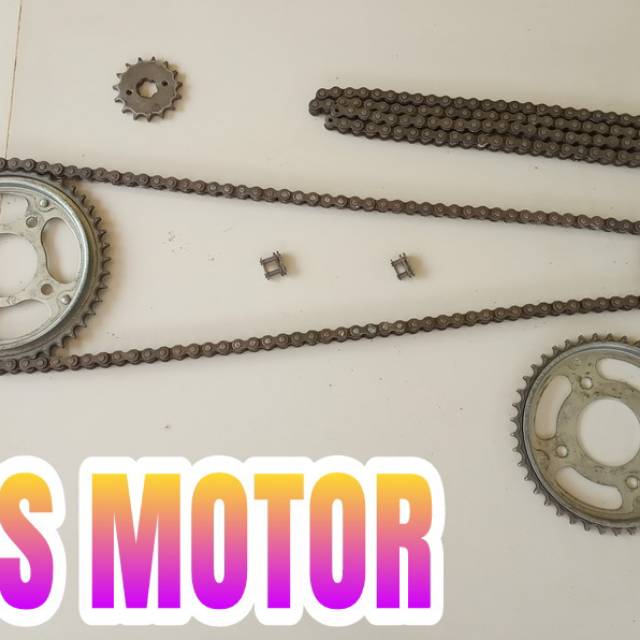 Jual Gear gir set depan blakang dan rante MEGAPRO primus PNP GL PRO NEW ...