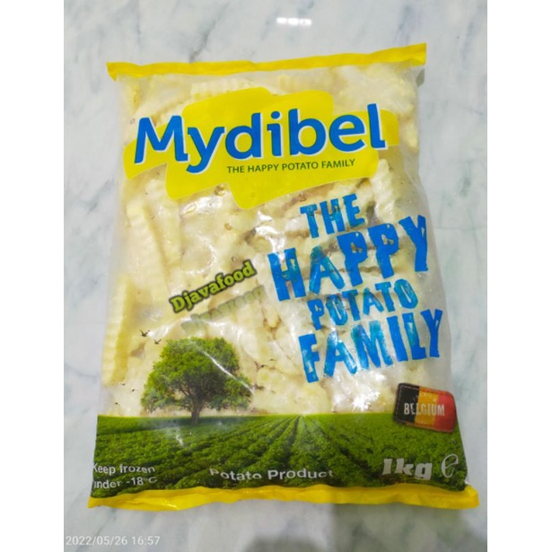 Jual kentang mydibel crinkle cut 1 kg | Shopee Indonesia