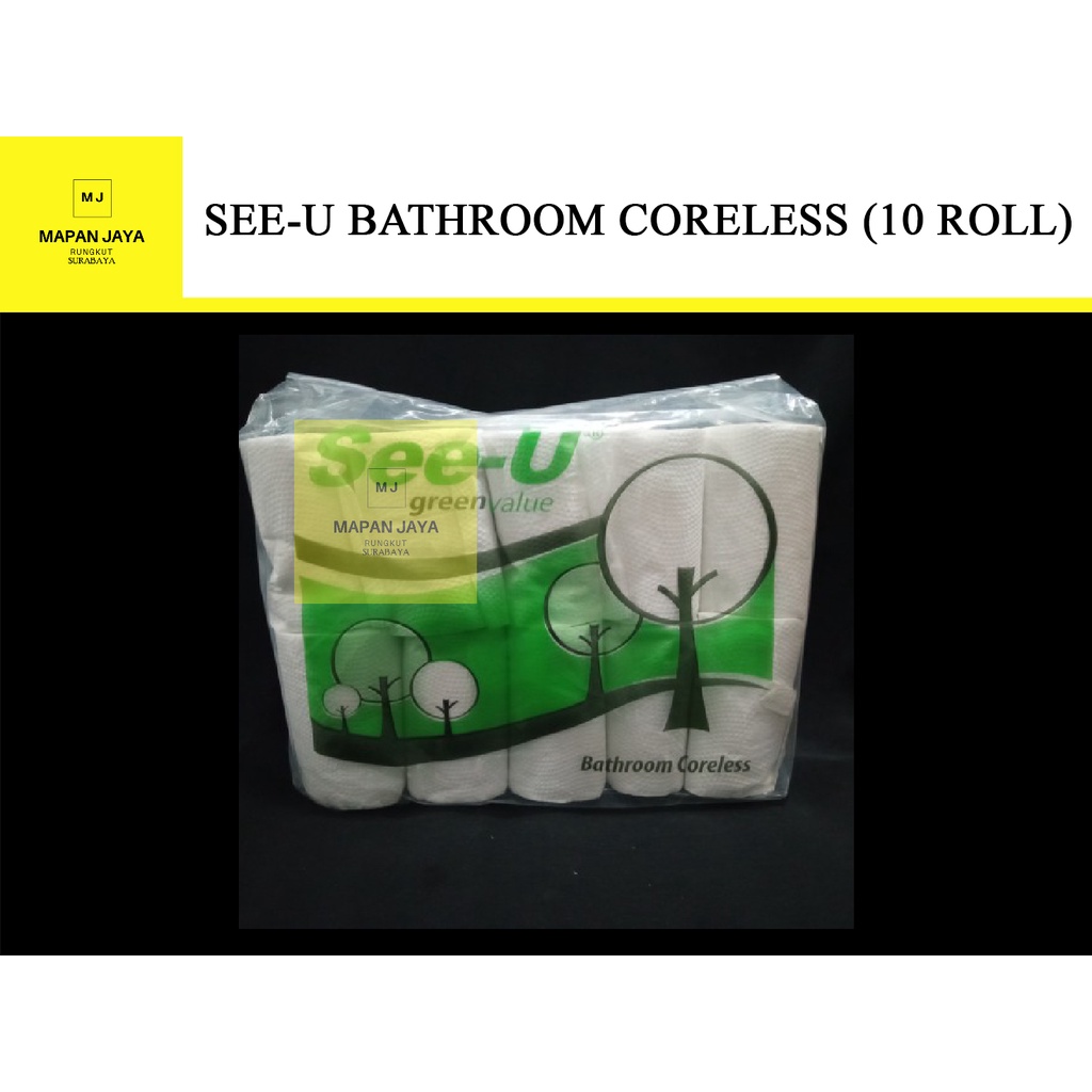 Jual Tissue See-U Bathroom Coreless / Tisu Gulung / Tissue Roll Tanpa ...