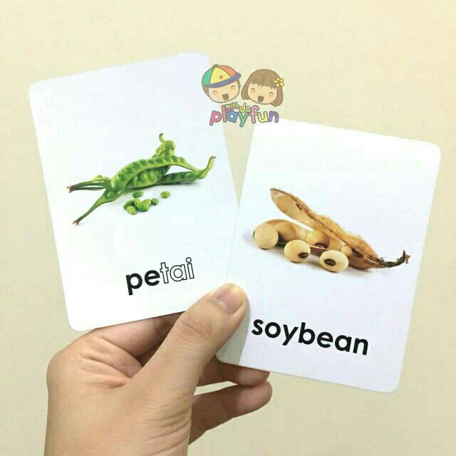 Jual Vegetables Flash Cards Flashcards Kartu Huruf Sayuran Buku Edukasi ...