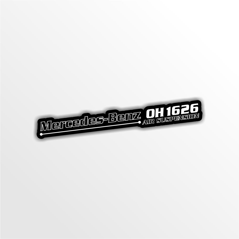 Jual Sticker Vinyl Mercedes Benz OH1626 Bismania by BSJ Laminasi DOFF ...
