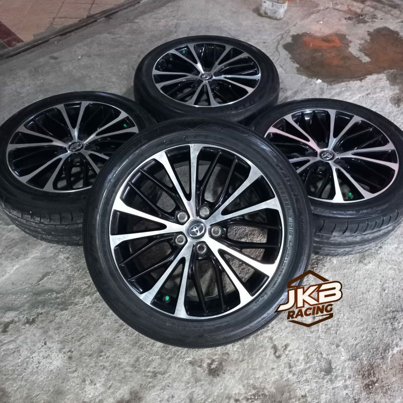 Jual VELG RACING SECOND RING 18 LUBANG 5X114 + BAN 235/50 R18 BUAT ...
