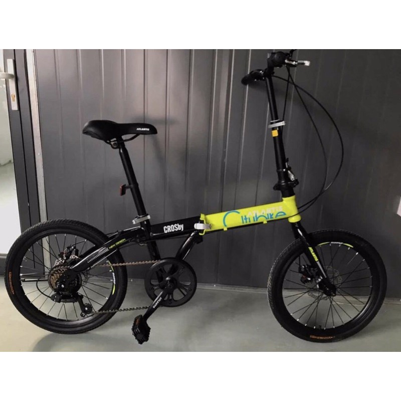 Jual Sepeda lipat atlantis crossby shimano 7 speed 16" | Shopee Indonesia