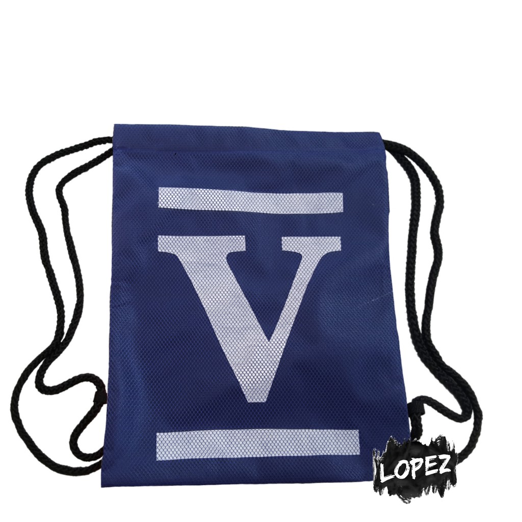 Jual Tas Jaring Angka Romawi / Tas Serut Roman Numerals / String Bag ...