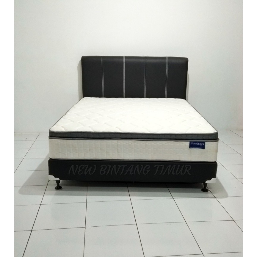 Jual Spring Bed Romance Feelings Plush Top Cream 180 x 200 HB Abel Full ...