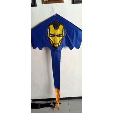 Jual layang layang kain motif ironman | Shopee Indonesia