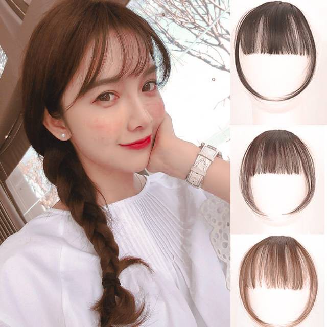 Jual ️[READY] Poni Palsu Hair Clip Wig Rambut Bang Wanita | Shopee ...