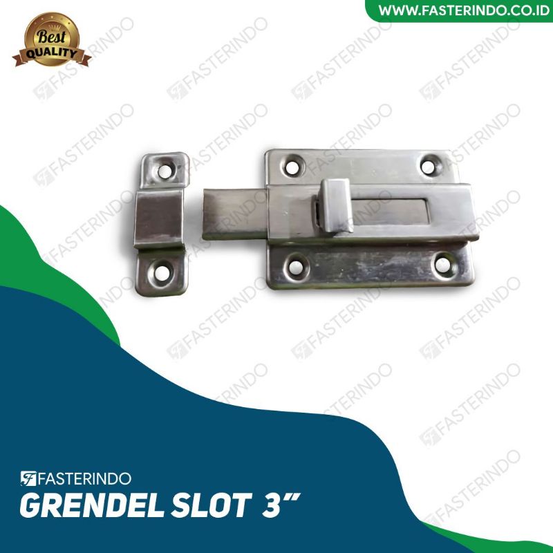 Jual Grendel Slot Kunci Pintu 3 Inch | Shopee Indonesia