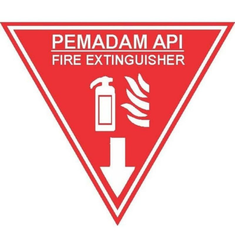 Jual Sign label Sign board acrylic rambu APAR | Shopee Indonesia