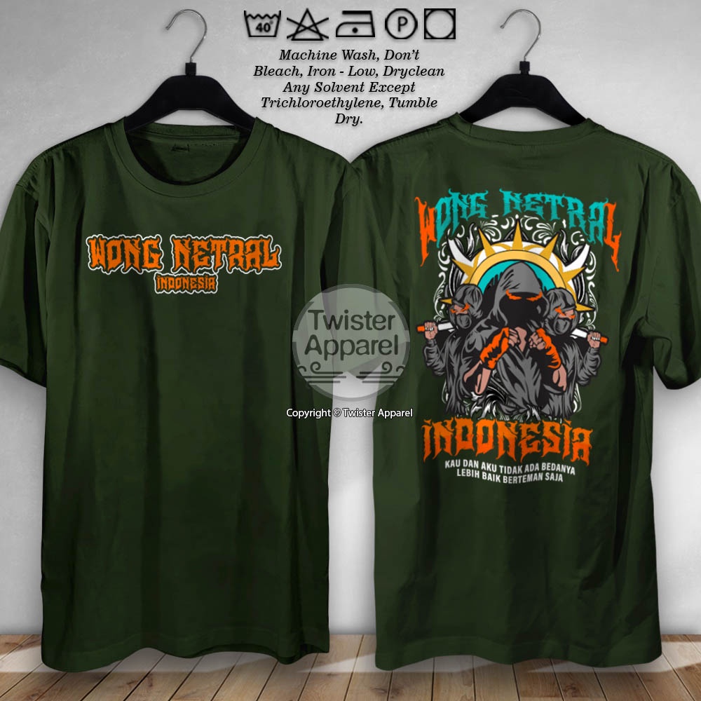 Jual Kaos Wong Netral Indonesia Lebih Baik Berteman Saja Baju Distro ...