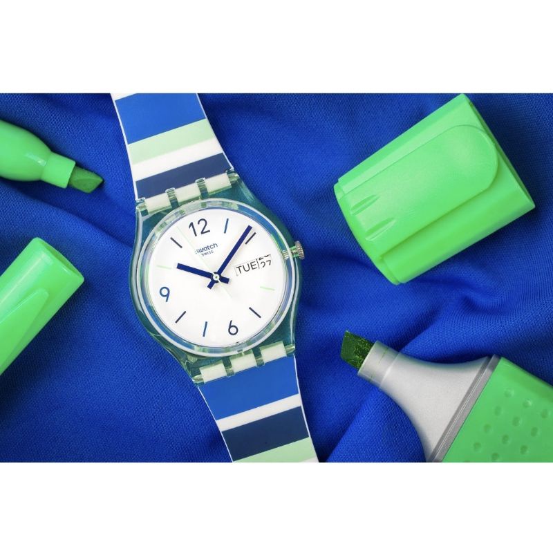 Jual SWATCH Sky Zebra GG711 Original | Shopee Indonesia