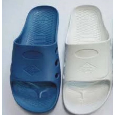 Jual (Khusus BATAM) Cleanroom ESD Slipper Blue/White/Black | Sandal ESD ...