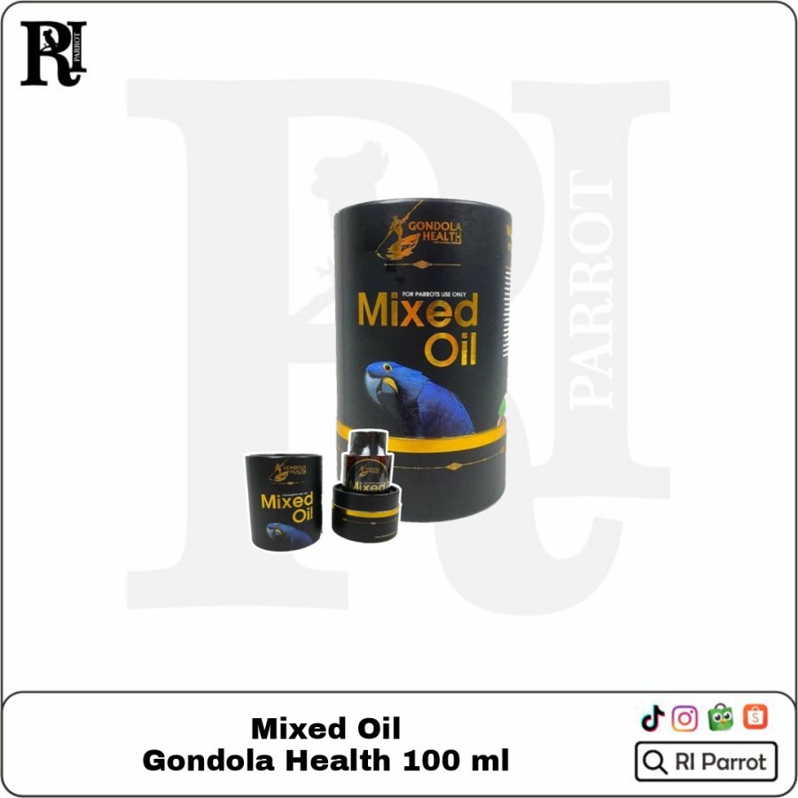 Jual Mixed Oil Gondola Health 100ml Multivitamin For Parrot Macaw ...