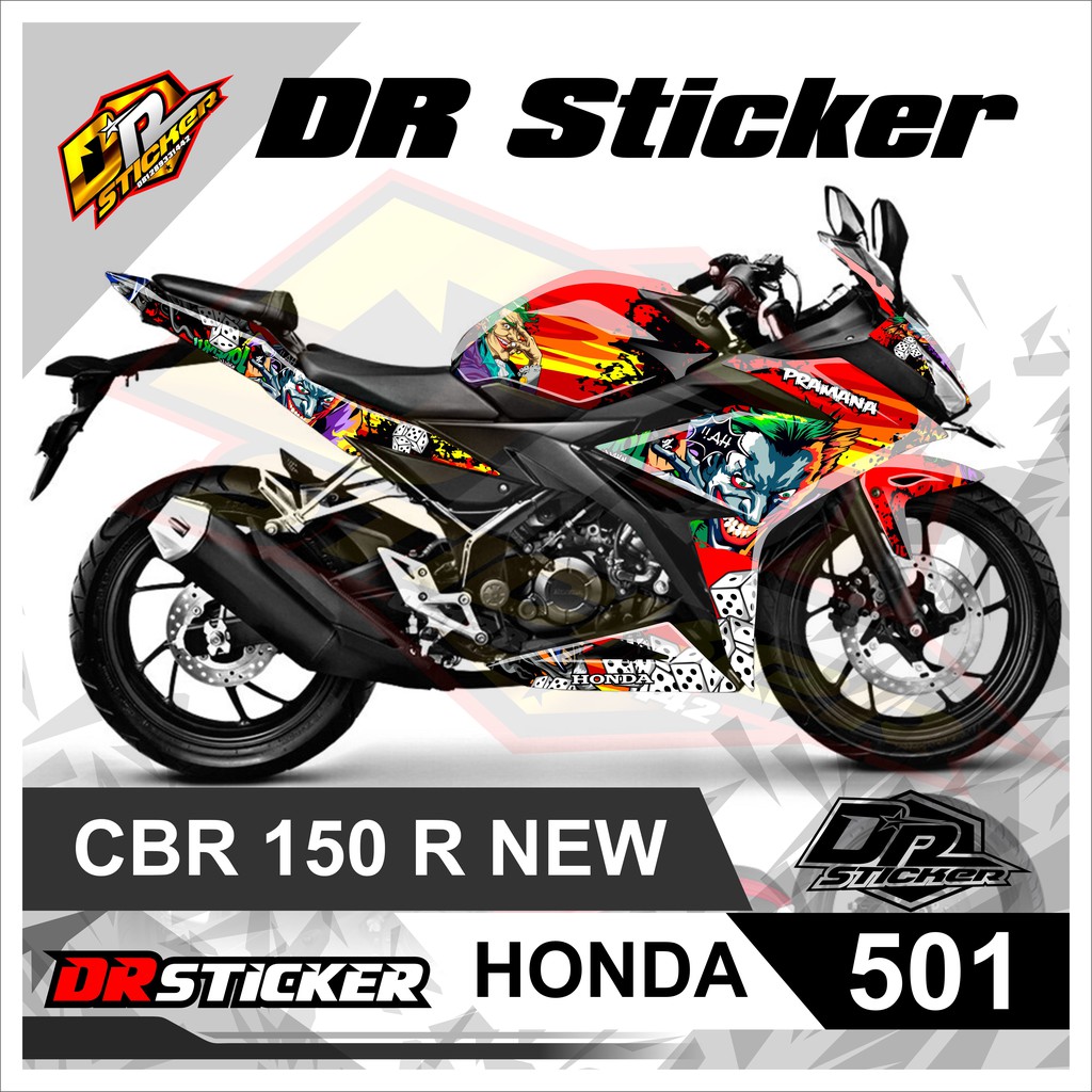 Jual Decal CBR 150 R New - Decal CBR 150 R Zombie | Shopee Indonesia
