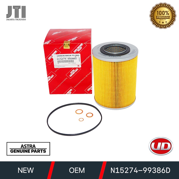 Jual OIL FILTER OLI NISSAN UD RG8 RF8 PE6T RE10 PD604 N15274-99386D ...