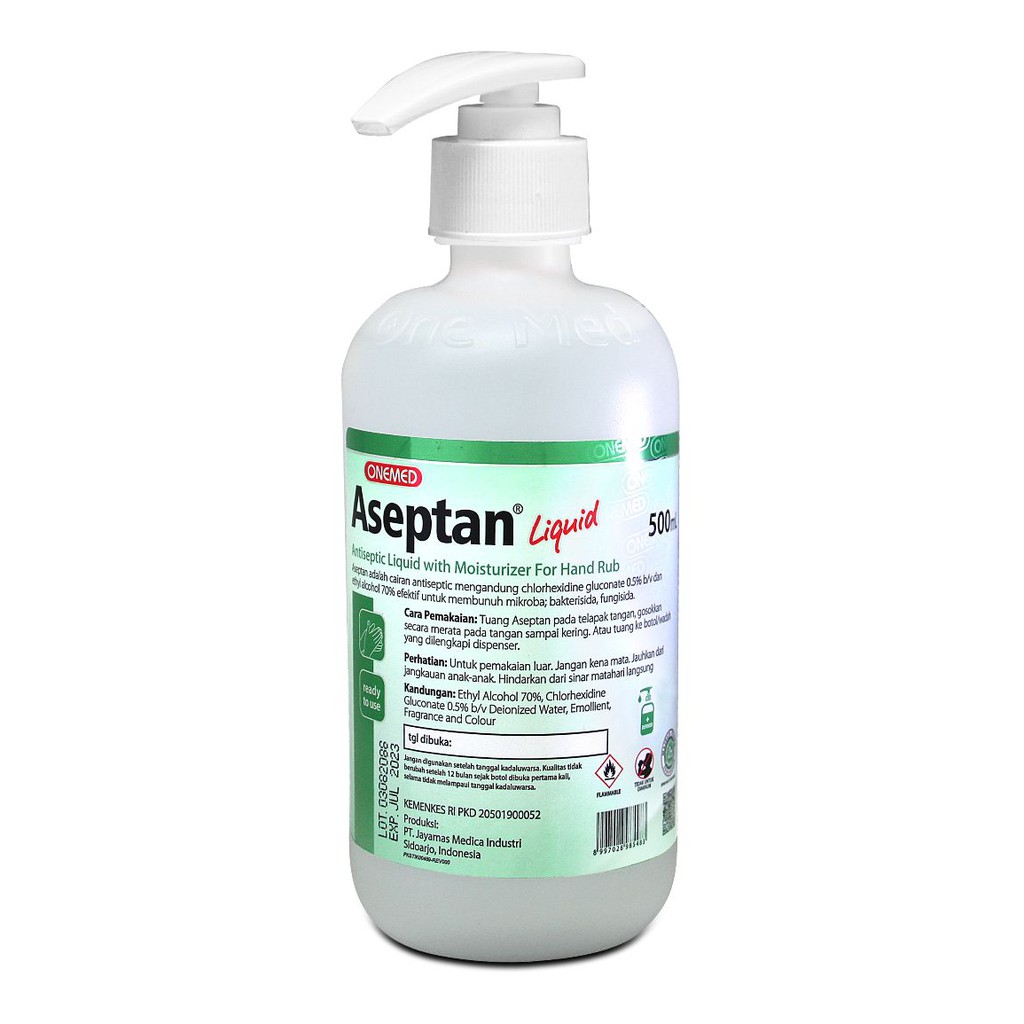 Jual ASEPTAN LIQUID ONEMED 500 ML REFILL / ASEPTAN 500 ML / HAND ...