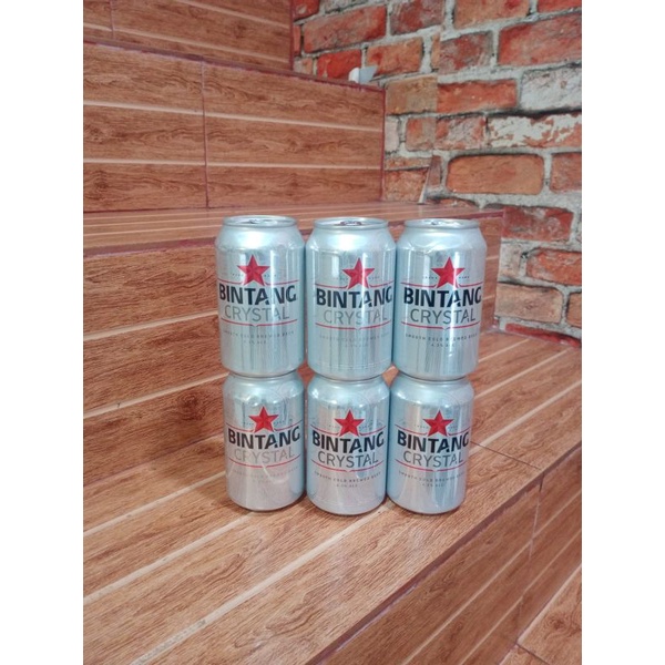 Jual 6 Kaleng Bir Bintang Crystal 320ml | Shopee Indonesia