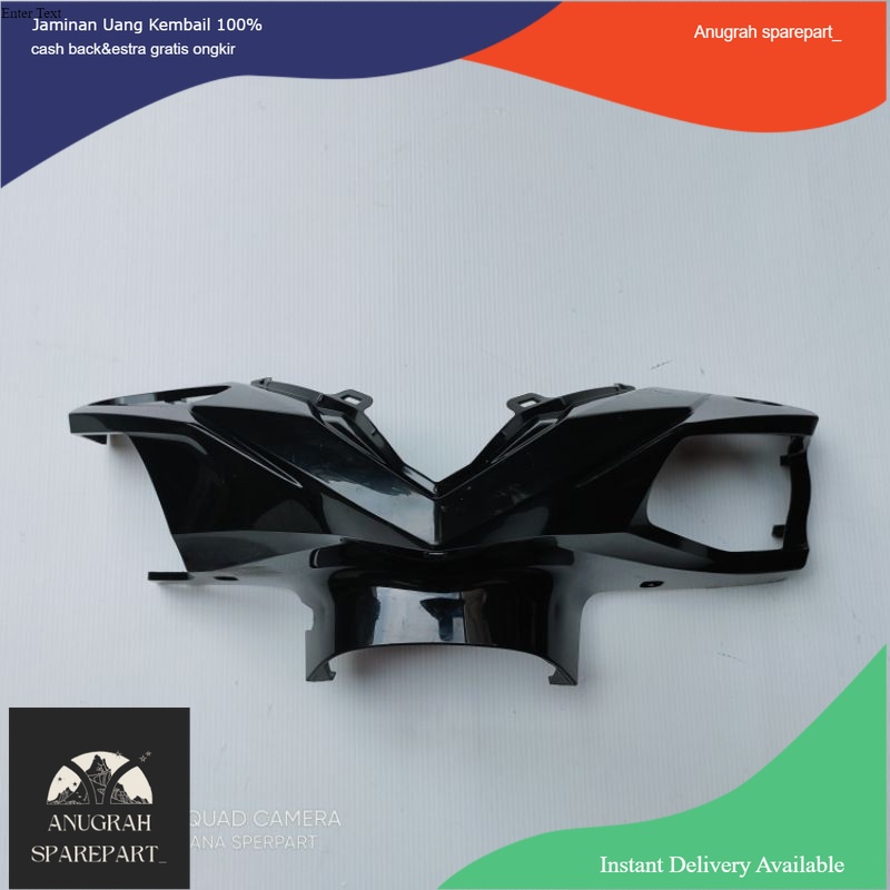 Jual Cover batok depan beat led deluxe tahun 2020-2021 k1a warna hitam ...