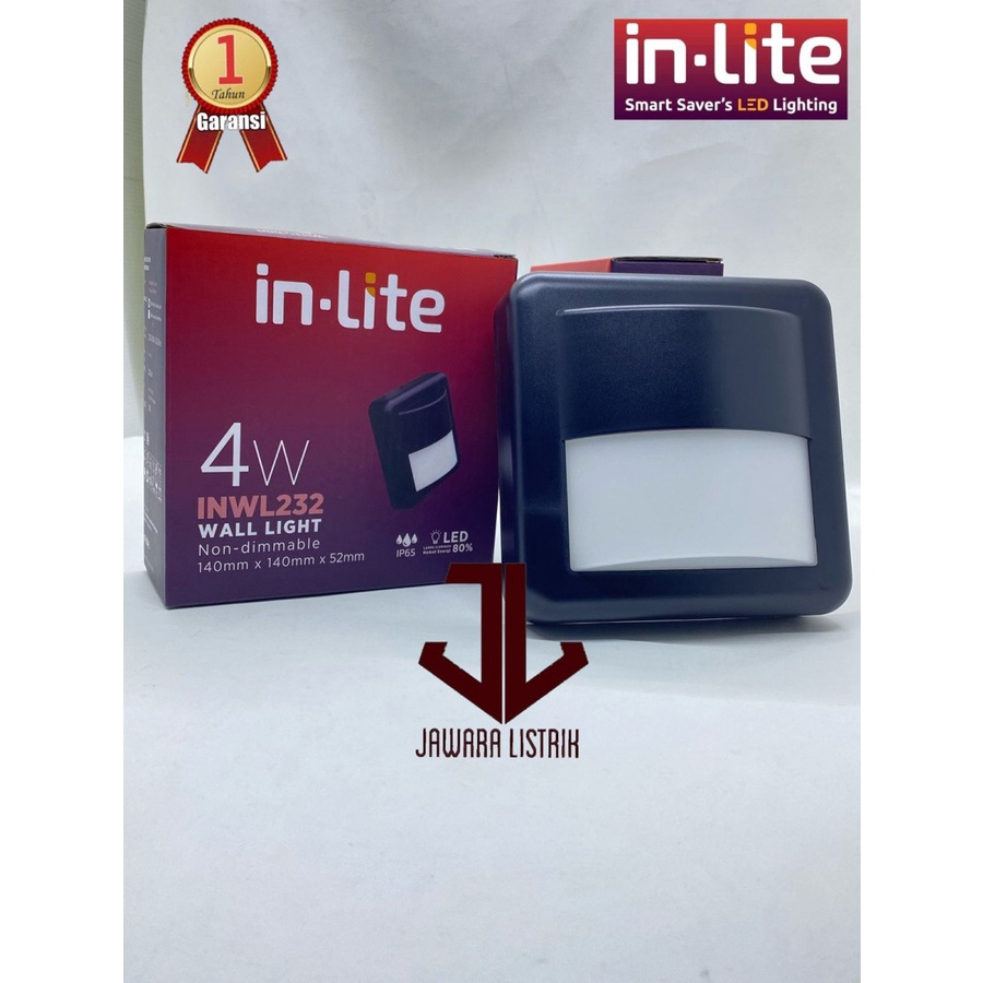 Jual IN LITE INWL 232 WALL LIGHT LAMPU DINDING INLITE 4WATT 4 WATT ...