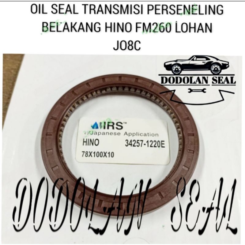 Jual OIL SEAL TRANSMISI PERSENELING BELAKANG HINO FM260 LOHAN JO8C ...