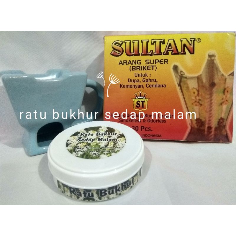 Jual paket perapen + bukhur sedap malam kemasan sedang dan briket ...