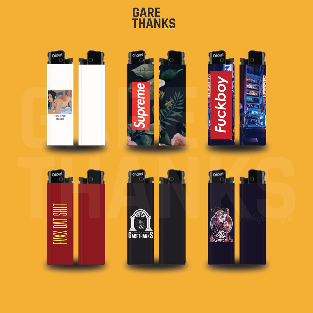 Jual [BISA COD] [ KOREK CRICKET ] KOREK API UNIK CUSTOM STICKER FULL ...