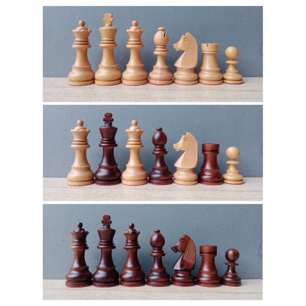 Jual Bidak Catur kayu type DGT super premium | Shopee Indonesia