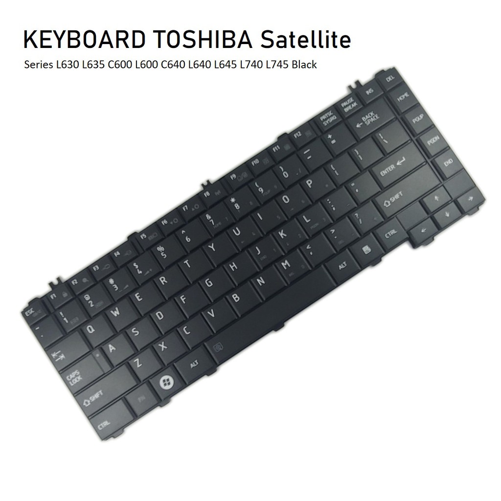 Jual Keyboard Laptop Toshiba Satellite L630 L635 C600 L600 C640 L640 ...