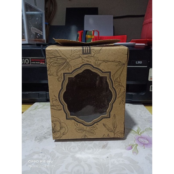 Jual BOX GELAS GAGANG RUSTIC/COKLAT (talikur) | Shopee Indonesia