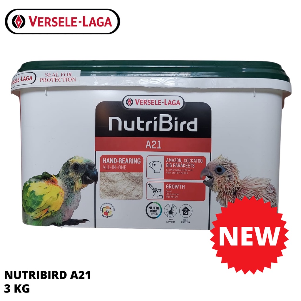 Jual Nutribird A21 berat 3kg Makanan Burung / Pakan Lolohan Versele ...