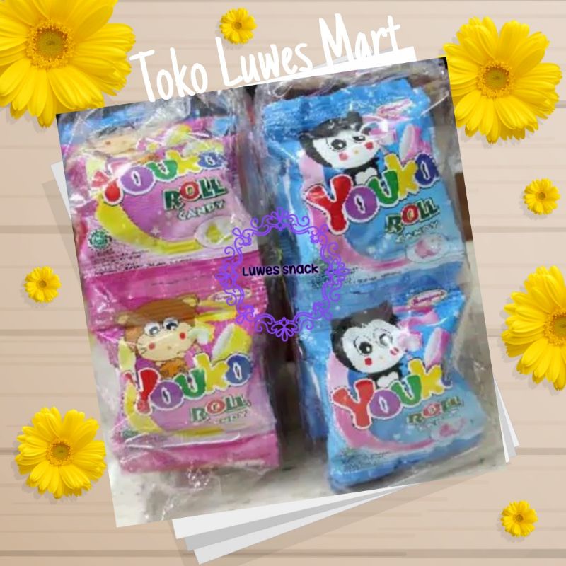 Jual Youka roll isi 10pcs-permen buah-permen jadul-permen aneka rasa ...