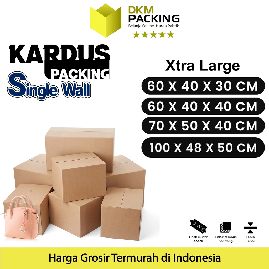 Jual KARDUS EKSTRA LARGE PACKING KARTON BOX KOTAK DUS RUSFET SANGAT ...