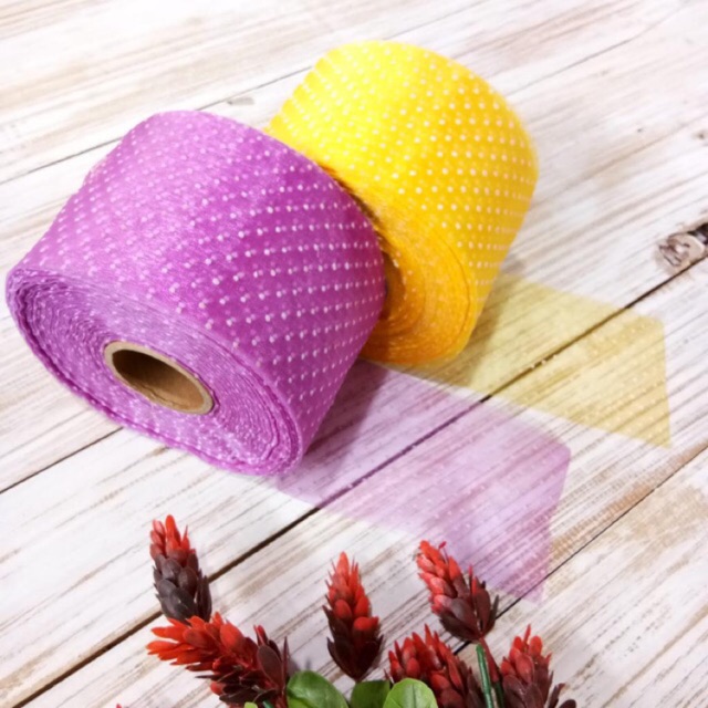 Jual Pita organdi motif lebar 7,7cm meteran | Shopee Indonesia