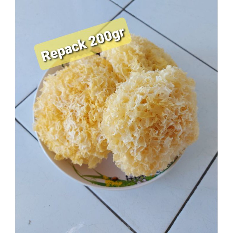 Jual Jamur Putih salju/Snow White Fungus 200gr repack | Shopee Indonesia