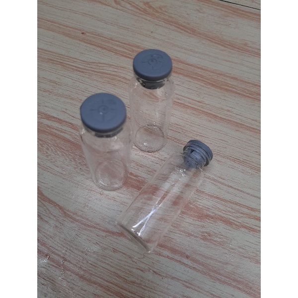 Jual Botol Vial Kaca Bening Ukuran 20ml | Shopee Indonesia
