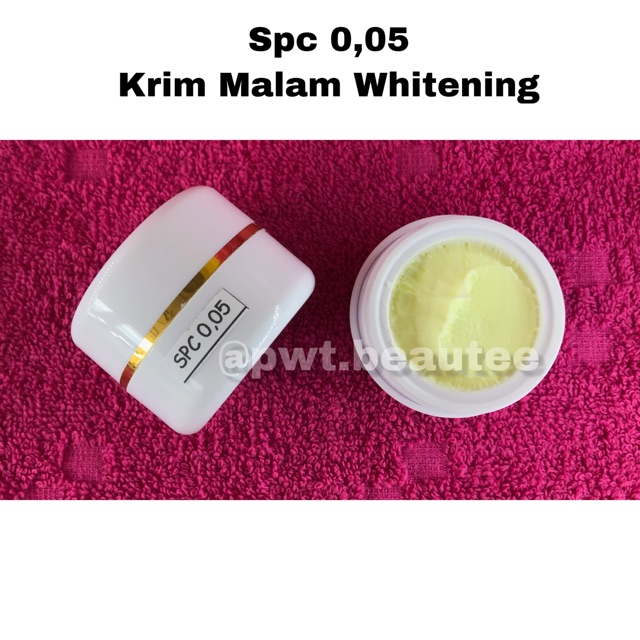 Jual Krim malam spc 0,05 night cream whitening | Shopee Indonesia
