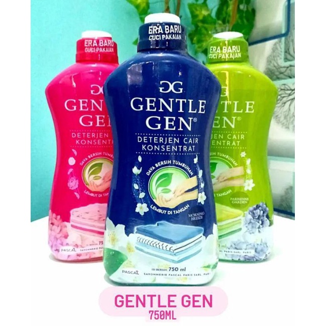 Jual GENTLE GEN DETERJEN CAIR KONSENTRAT 700ml BOTOL | HARGA MURAH ...