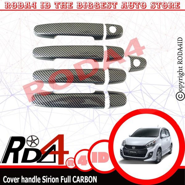Jual Cover Handle Mobil Daihatsu SIRION Full CARBON | Shopee Indonesia