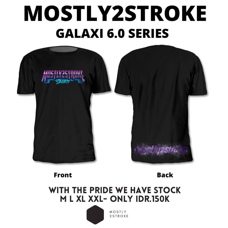 Jual kaos tshit Mosly2stroke bk | Shopee Indonesia