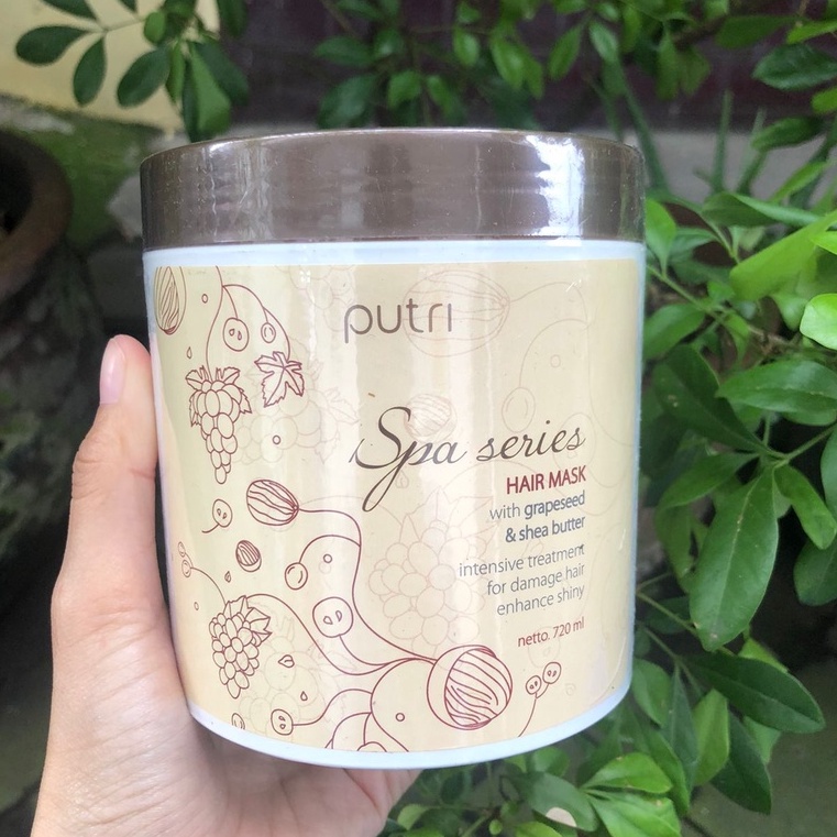 Jual Putri Spa Series 8(Putih) Hair Mask 720 ml | Hair mask / vitamin ...