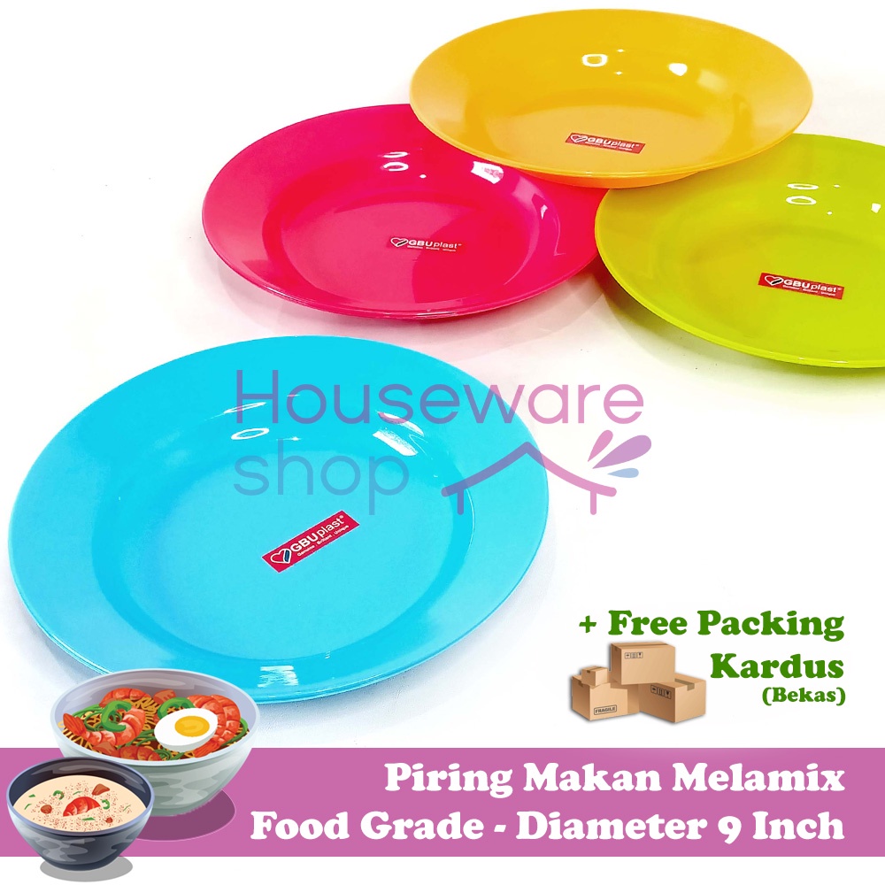 Jual Piring Makan Melamin 9 Inch Melamix Souvenir Hampers Murah - Food ...
