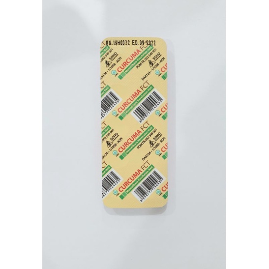 Jual Curcuma FCT strip isi 10 tablet | Shopee Indonesia