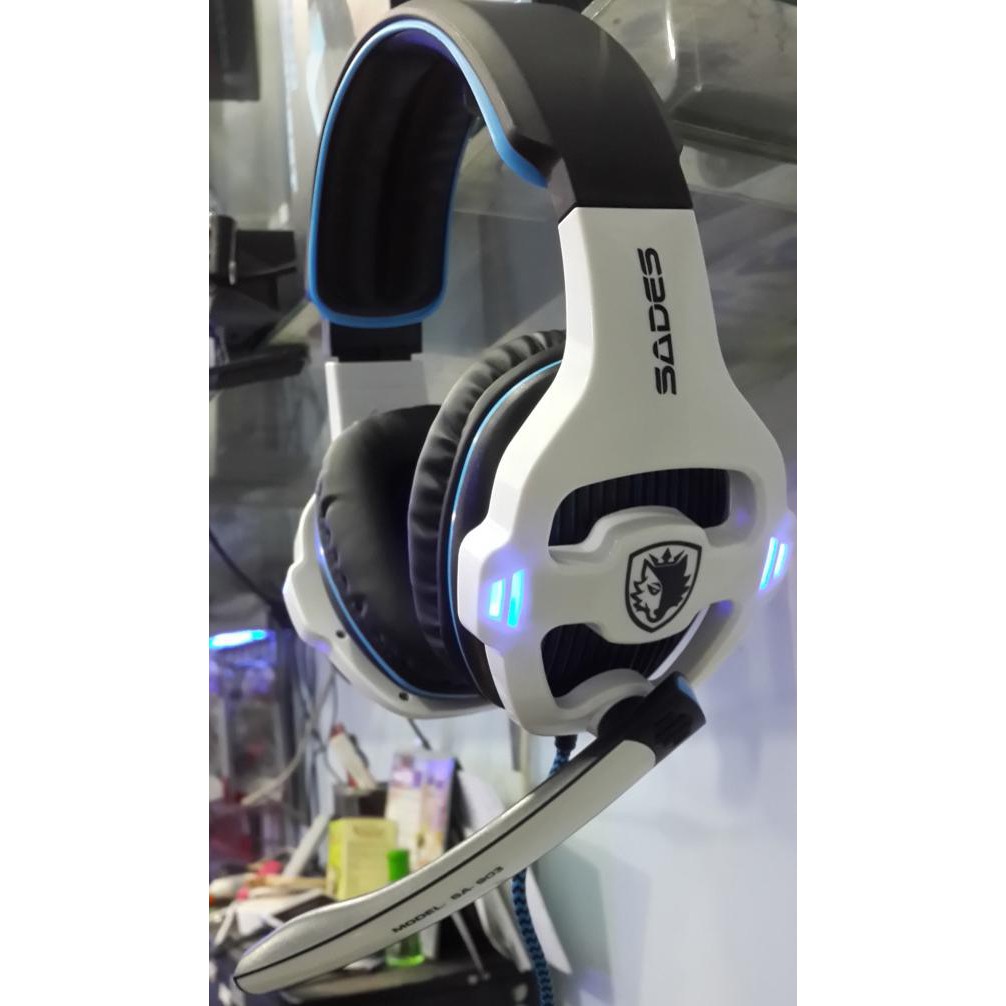 Jual HEADSET SADES GAMING SA 903 WITH 7.1CH - PUTIH | Shopee Indonesia