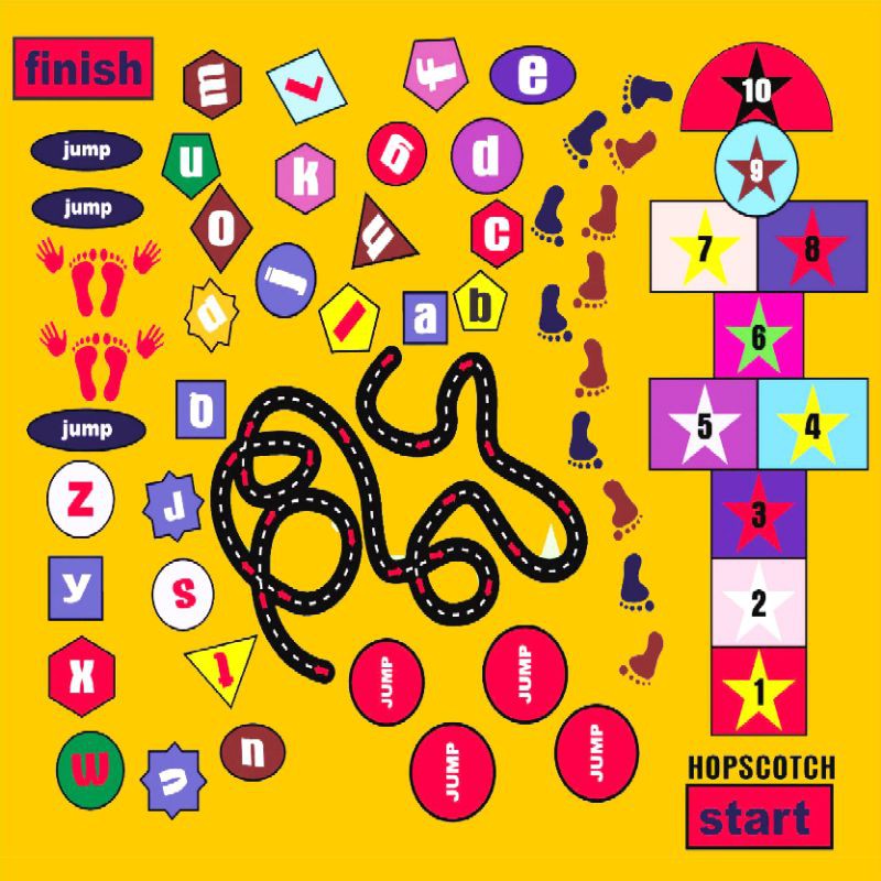 Jual Sensory Part Space Mainan Edukasi Engklek/Engkle | Shopee Indonesia