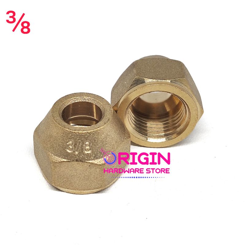 Jual Nut Nepel AC 3/8 Kuningan-Mur Neple/Sparepart Niple Pipa Ac | Shopee Indonesia