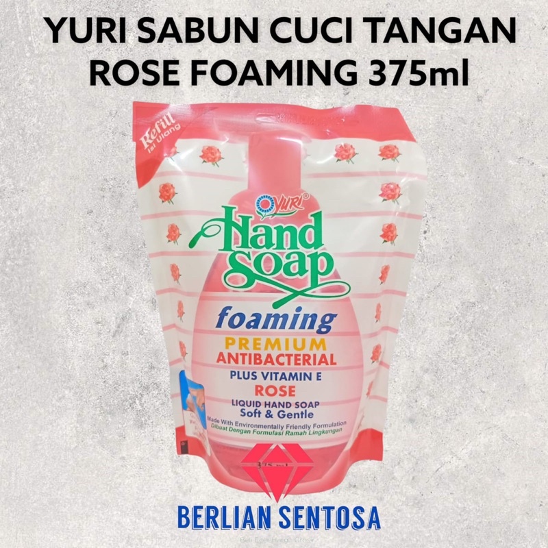 Jual Yuri hand soap foaming 375ml pouch | Shopee Indonesia