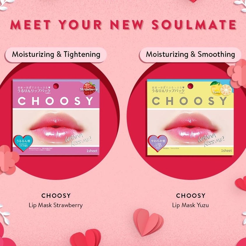 Jual Choosy Lip Pack 1sheet ( Lip Mask ) | Shopee Indonesia