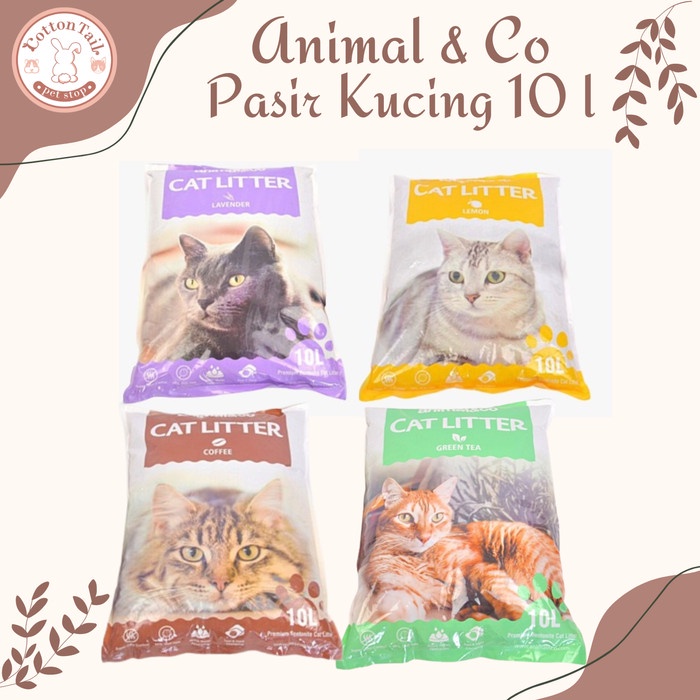 Jual Pasir Kucing Animal & Co Pasir Kucing Animal & Co Wangi 10 L (OJOL ...