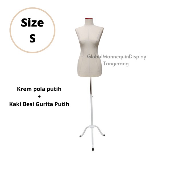 Jual Manekin Badan Wanita Patung Busa Tusuk Jarum Ukuran S | Shopee ...