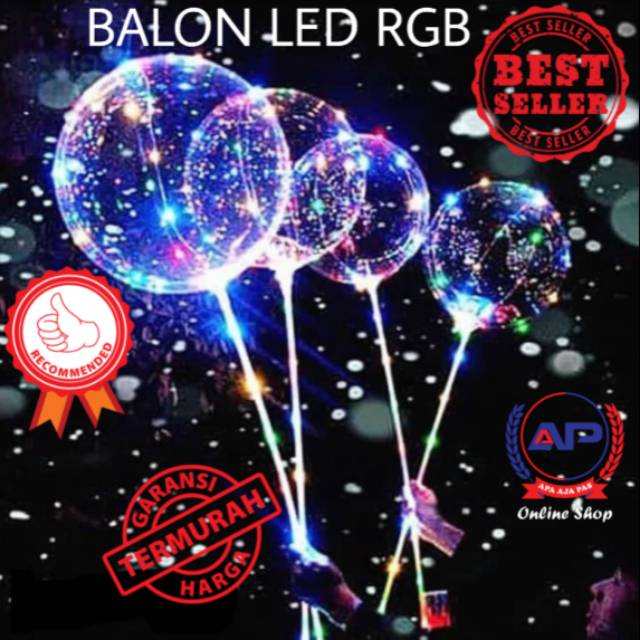 Jual Balon LED RGB Balon Kekinian (set) | Shopee Indonesia